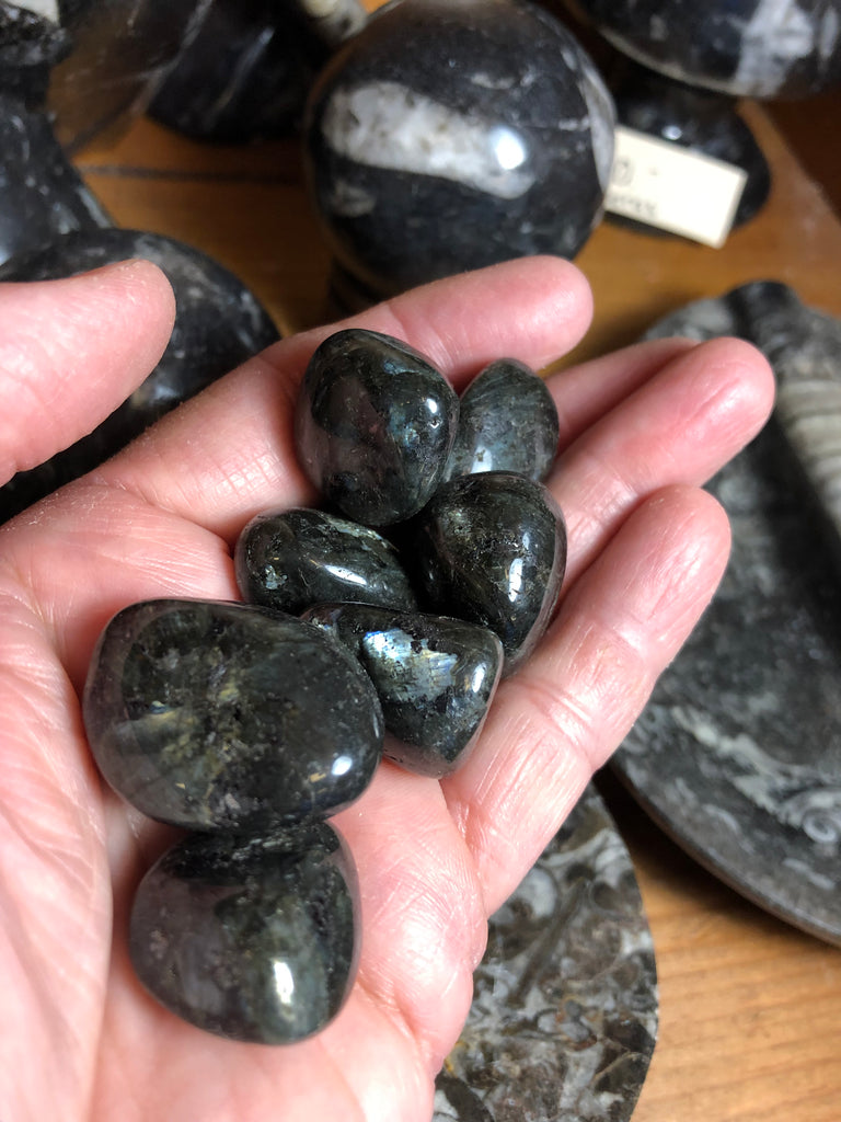 Larvikite – The Rose Quartz Stand