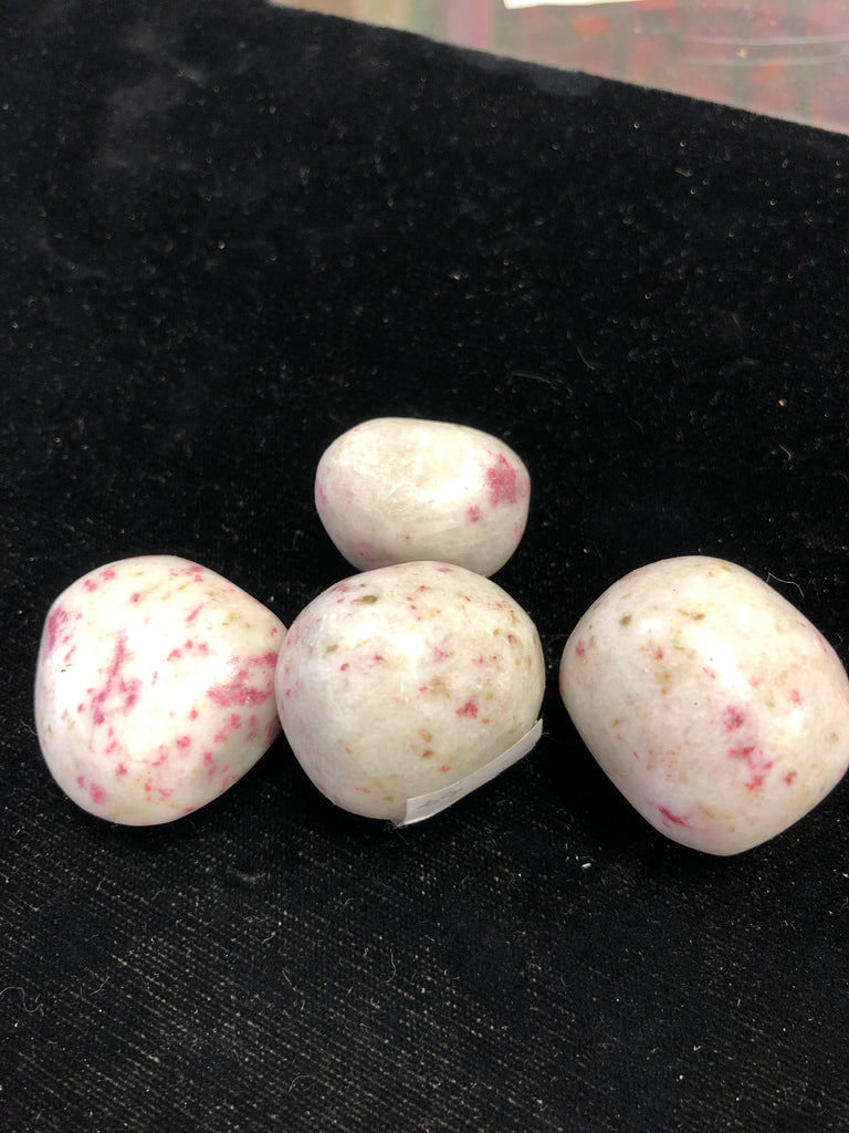 Cinnabrite Tumbled Stone – The Rose Quartz Stand